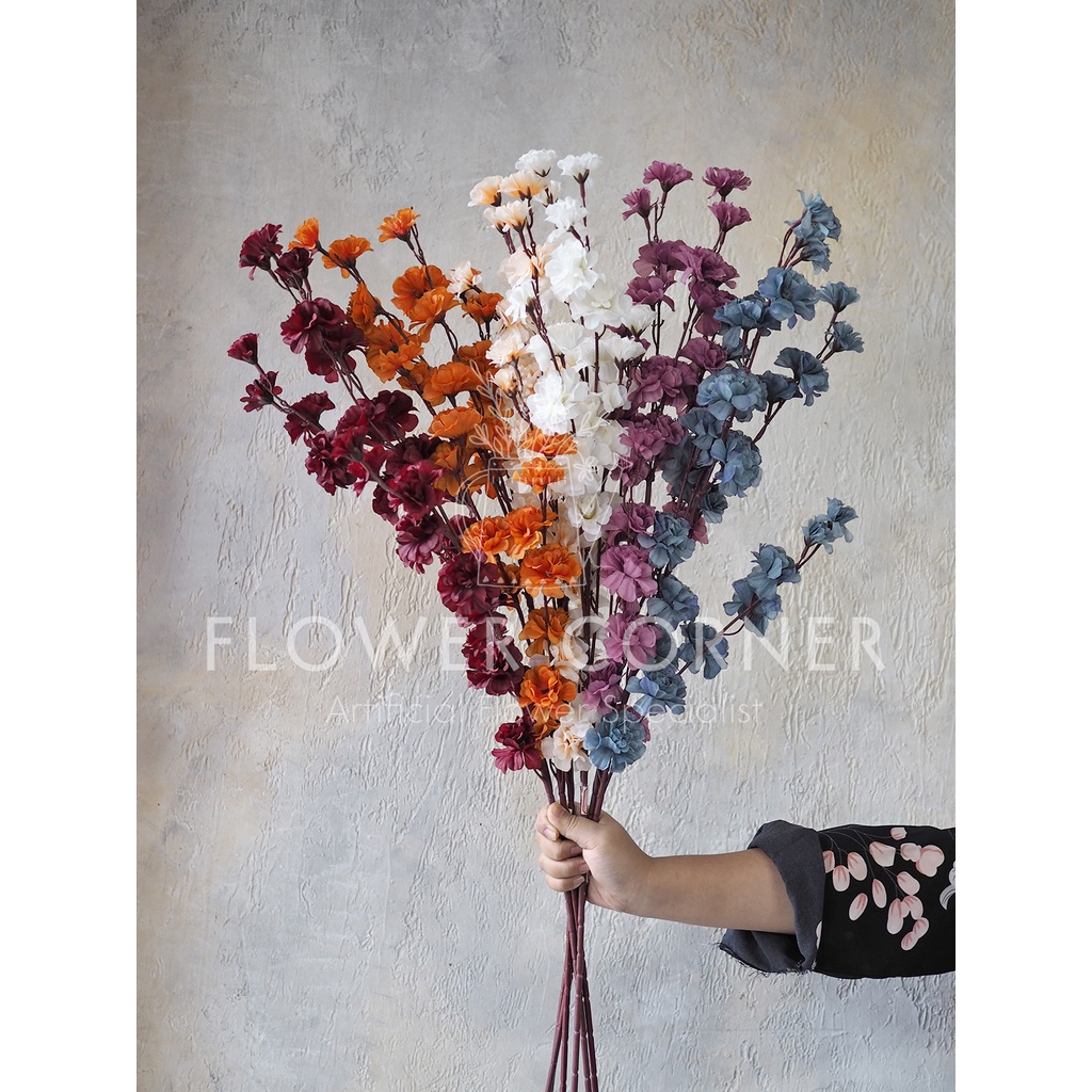 Jual Bunga Artificial Sakura Spray Rustic Dekorasi (B22129) | Shopee ...