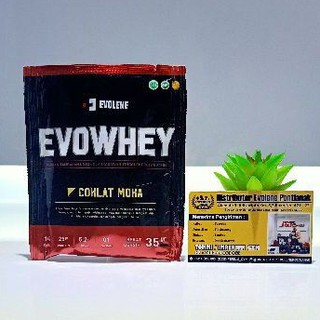 Jual Evolene Evowhey Sachet Kemasan 1 sachet Rasa Moka - Susu protein ...