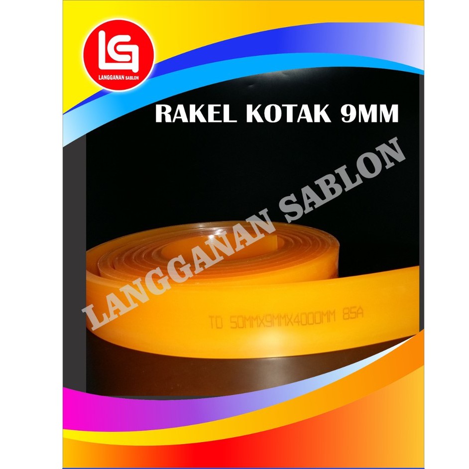 Jual KARET RAKEL SABLON KOTAK 9 MM | Shopee Indonesia
