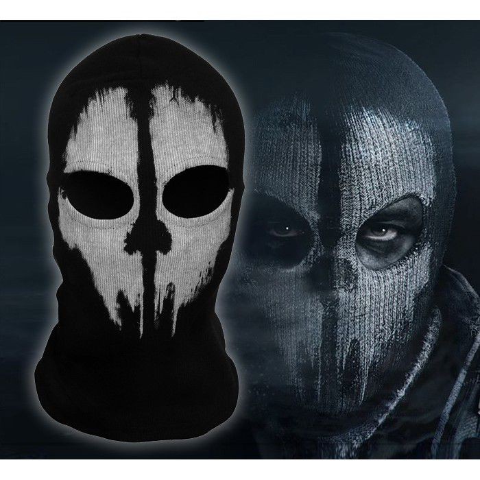 Jual Topeng Masker Call of Duty Ghosts Balaclava Mask Skiing Face ...