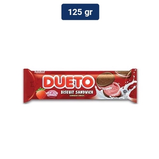 Jual Dueto Biskuit Strawberry Milk 125 gr | Shopee Indonesia