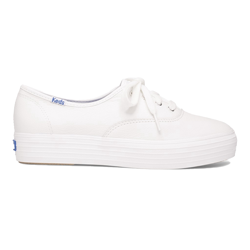 Keds Sepatu Wanita Triple Leather White WH55748 | Shopee Indonesia