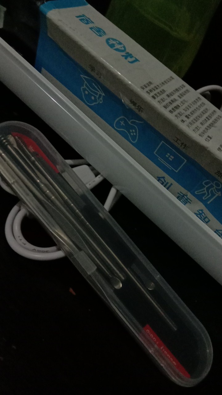 Lampu Neon Panjang Strip Tabung LED USB Belajar Kerja Rumah Dapur ...