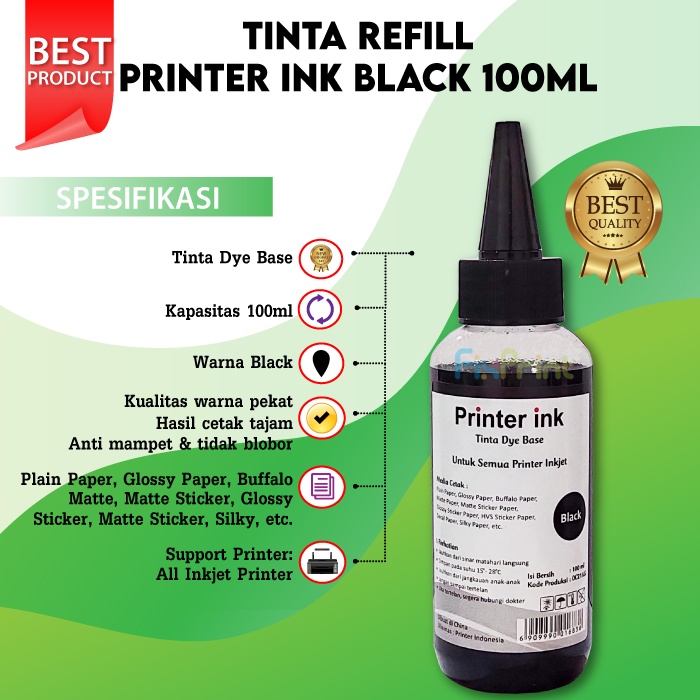 Jual Tinta Cartridge Refill Botol XP 682 680 Black Cyan Magenta Yellow ...