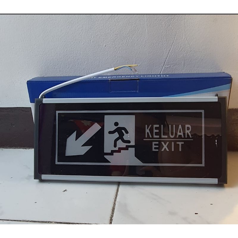 Jual lampu exit emergency tanda panah kiri tempel dinding | Shopee ... Jual lampu exit emergency tanda panah kiri tempel dinding | Shopee ...