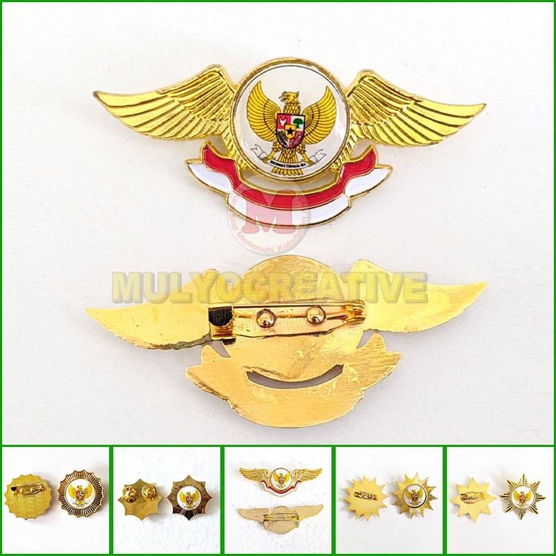 Jual Wing Bros Logo Garuda Warna Putih - Pin Wing Garuda Background ...