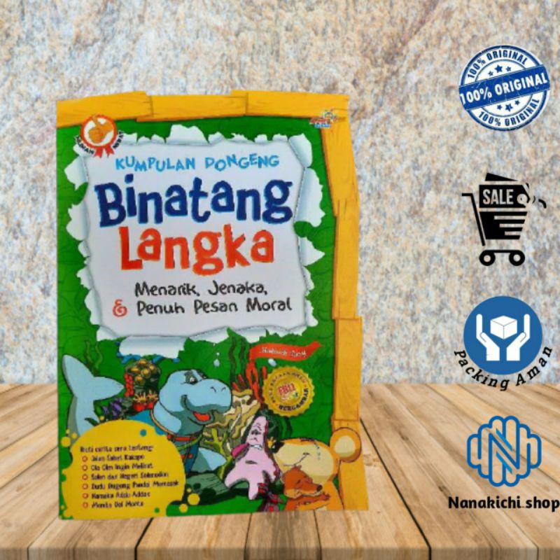 Jual BUKU CETITA ANAK KUMPULAN DONGENG BINATANG LANGKA MENARIK, JENAKA ...