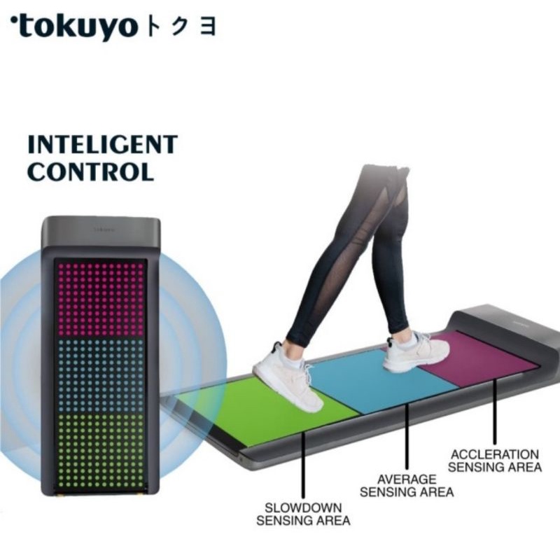 Jual Treadmill Elektrik 1 Fungsi TOKUYO SMART WALKING PAD TT230 | Shopee Indonesia