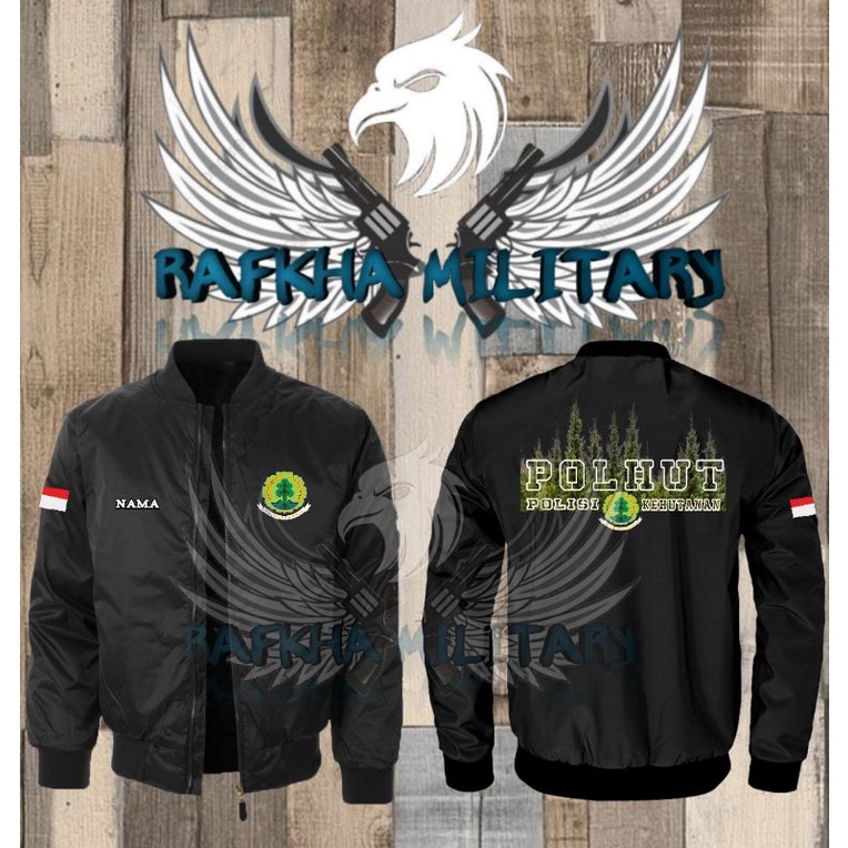 Jual jaket polhut, jaket polisi kehutanan, jaket bomber polhut | Shopee ...