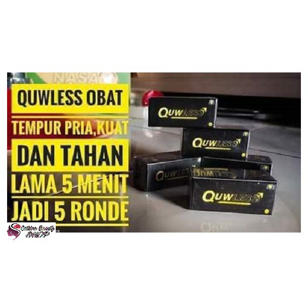 Jual QUWLESS NASA TAHAN LAMA DIRANJANG DAN BIKIN ISTRI PUAS | Shopee ...