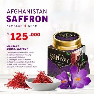 Jual Safron Saffron Original Asli Super Negin Premium 1 Gr | Shopee ...
