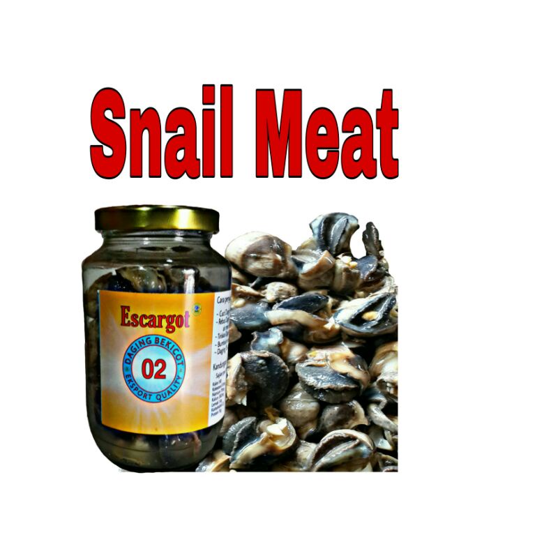Jual Escargot/Snail Meat/Daging Bekicot 02 siap masak kemasan 500g ...