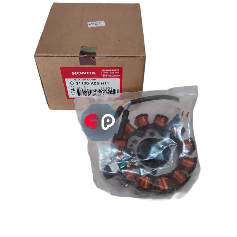Jual Stator Comp 31120-K03-H11 Spull Spul Spol Pengapian ORI Honda Revo ...