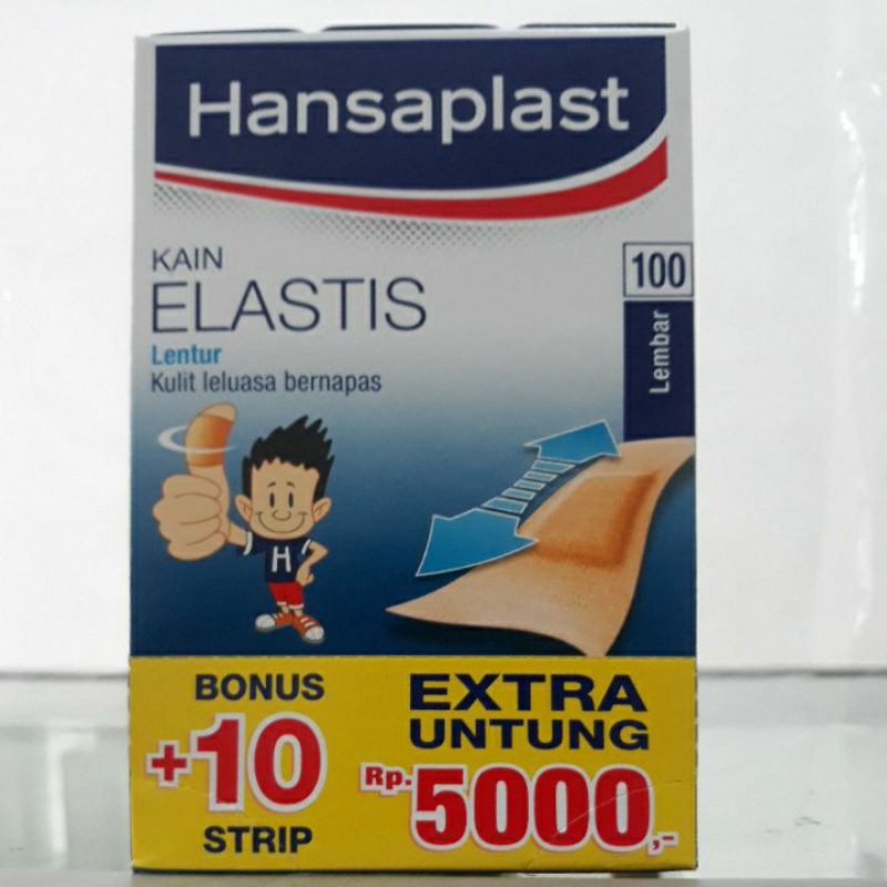 HANSAPLAST KAIN ELASTIS, harga per STRIP/satuan | Shopee Indonesia