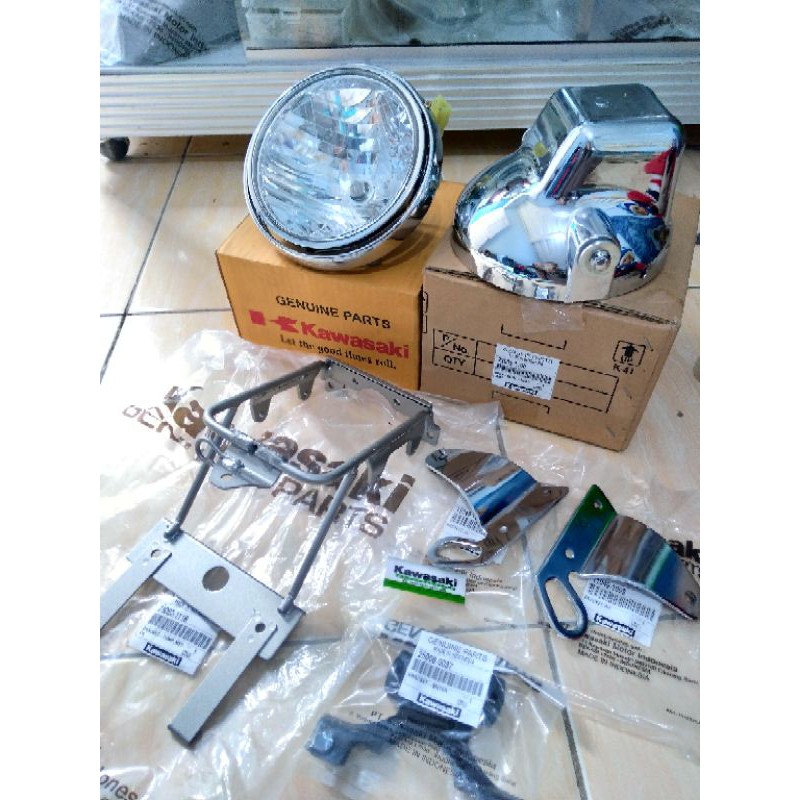 Jual REFLEKTOR LAMPU BULAT NINJA SS R OLD ORIGINAL SET Indonesia|Shopee ...
