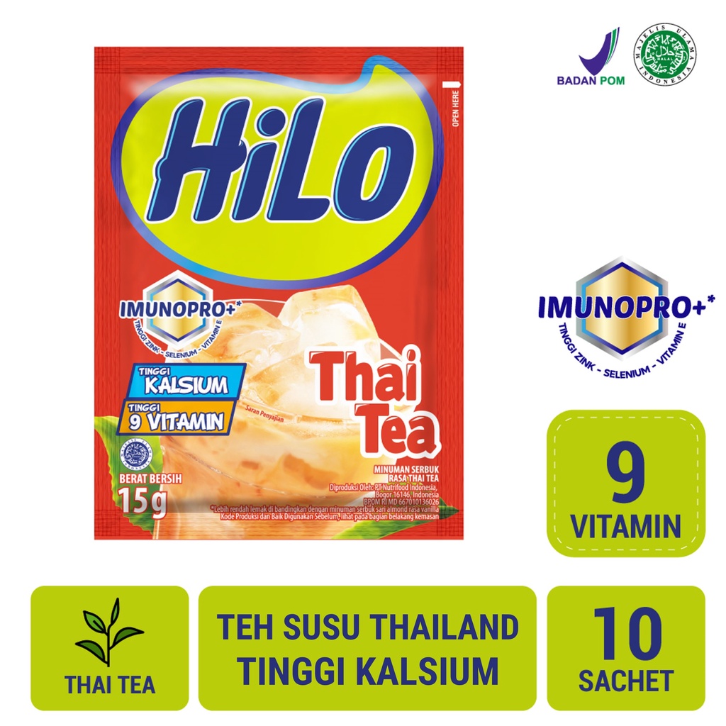 Jual HiLo Thai Tea 10 sachet - Minuman Serbuk | Shopee Indonesia Jual HiLo Thai Tea 10 sachet - Minuman Serbuk | Shopee Indonesia