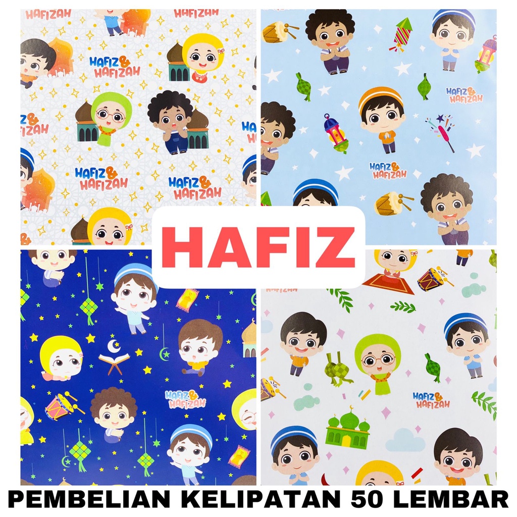 Jual Kertas Kado Gift Wrap Kiky Motif Anak Fancy Kartun Lucu 6 | Shopee ...