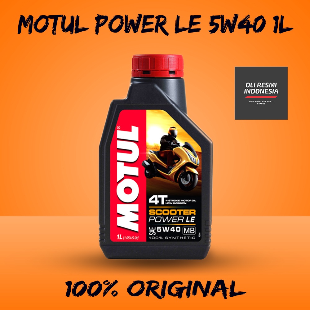 Jual MOTUL Scooter Power LE 5W40 1 Liter | Shopee Indonesia