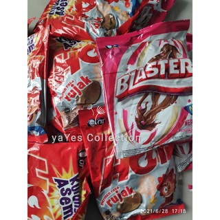 Jual Permen Blaster 1 bungkus Kurang Asem rasa Rujak Vanila stroberi ...