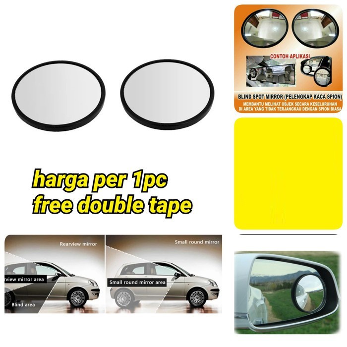 Jual Mirror Blind Kaca Tambahan Spion Kendaraan Mobil / Blind Spot Car ...