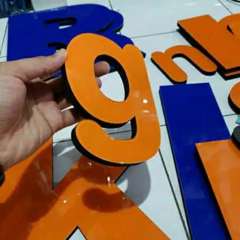 Huruf Timbul Acrylic | Shopee Indonesia