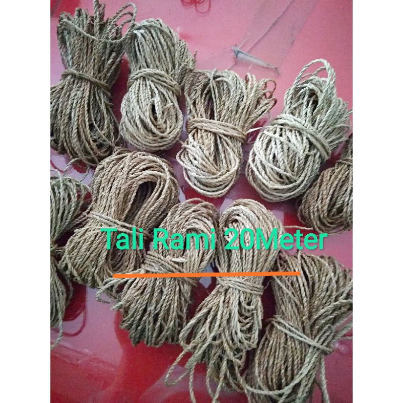Jual Tali Rami / Tali Agel / Tali Rotan panjang 20 Meter | Shopee Indonesia