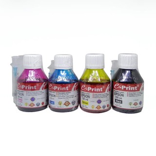 Tinta Eprint 100ml Epson Canon Black, Cyan, Magenta, Yellow | Shopee ...