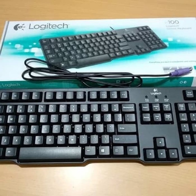 Jual LOGITECH K100 CLASSIC KEYBOARD | Shopee Indonesia