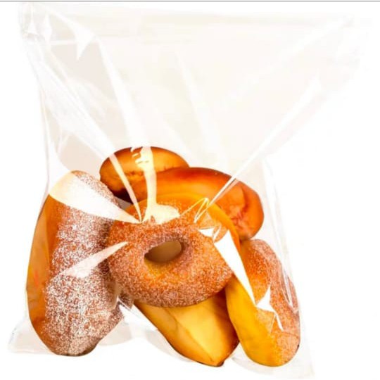 Jual Plastik Kue Donat Bening 13x15 /Kemasan Plastik Polos/Bungkus Kue ...