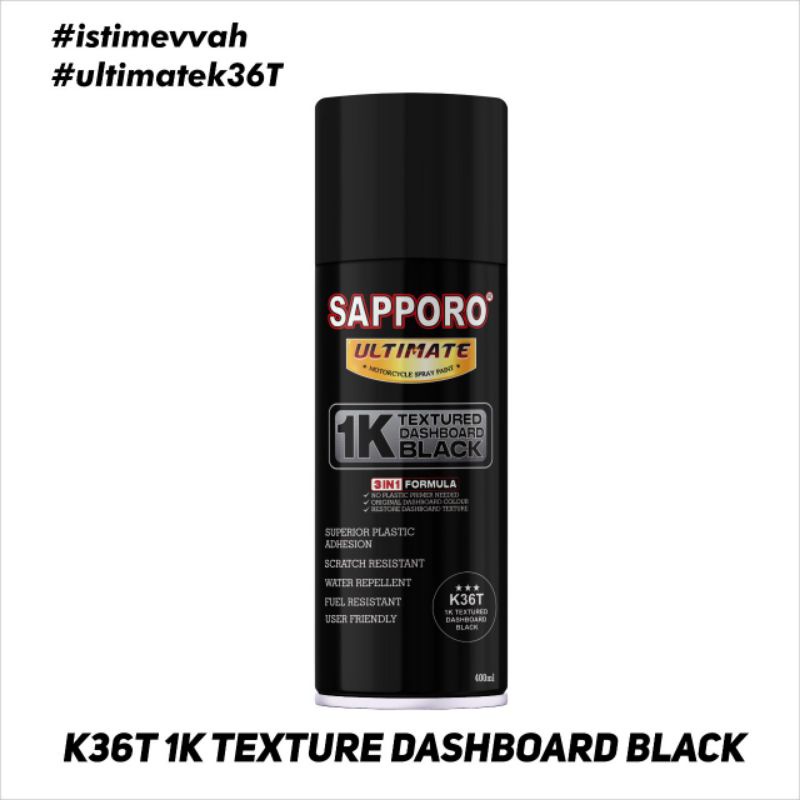 Jual Sapporo Ultimate K36T Texture Dashboard Black / cat semprot ... Jual Sapporo Ultimate K36T Texture Dashboard Black / cat semprot ...
