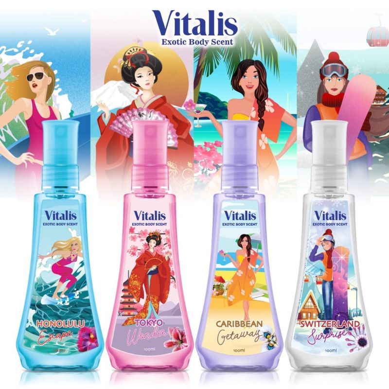 Jual PARFUM VITALIS BODY SCENT EXOTIC 100ML parfum wanita MURAH ...