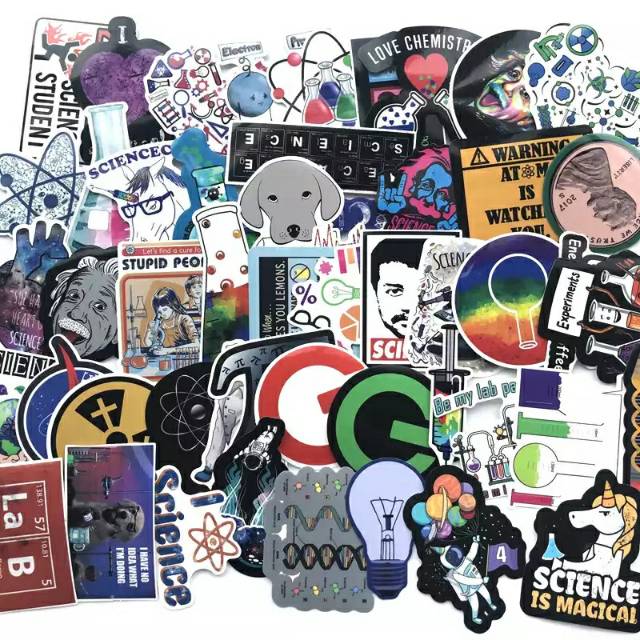 Jual Stiker Science Sticker Ilmu Pengetahuan 50pcs | Shopee Indonesia