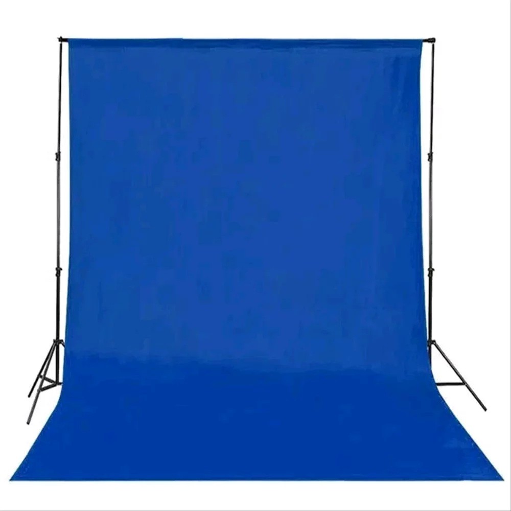 Jual Kain Background Studio Foto Biru Polos 3 X 2.5 Meter | Shopee ...