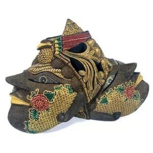 Jual Topeng Kayu Batik Halus Wajah Rama Shinta Pajangan Hiasan Dinding ...