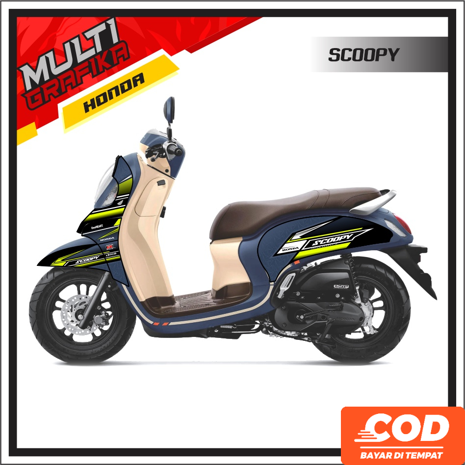 Jual Stiker Striping SCOOPY F1 Sticker stripping Scoopi DeCal Motor ...