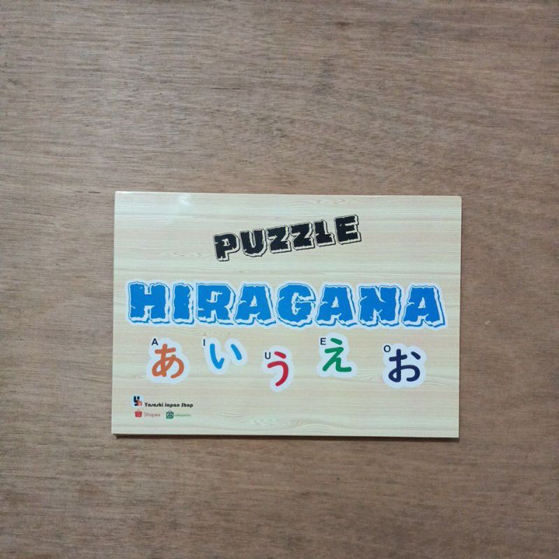Jual Puzzle huruf jepang Hiragana Katakana | Shopee Indonesia