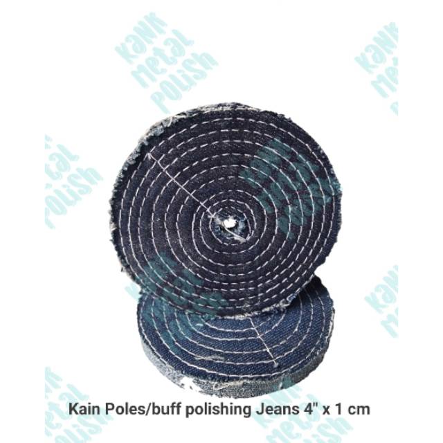 Kain poles/buff Polishing Jeans 4"x 10mm | Shopee Indonesia