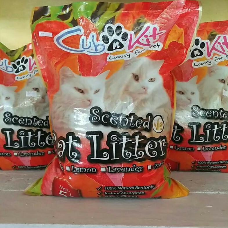 Jual Pasir kucing Cub N Kit Lemon 5 L | Shopee Indonesia