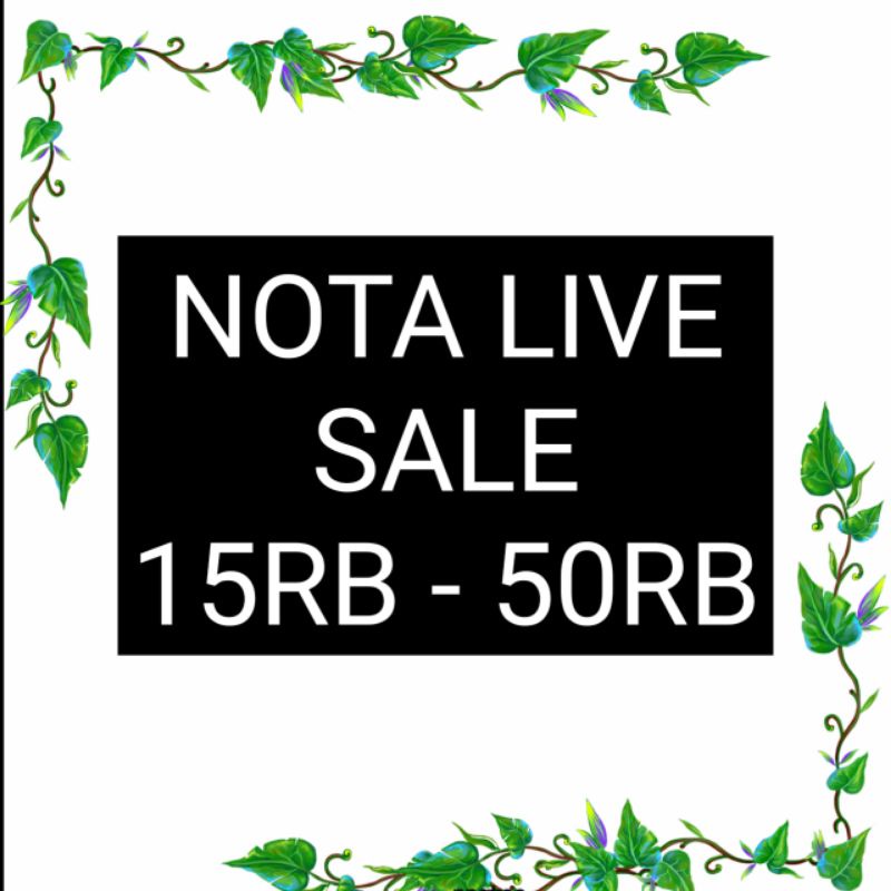 Jual NOTA LIVE SHOPEE 1KG | Shopee Indonesia