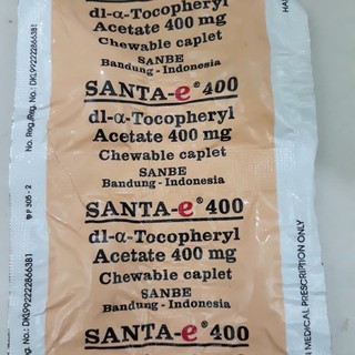 Jual VITAMIN E SANTA E 100 200 400 IU | Shopee Indonesia