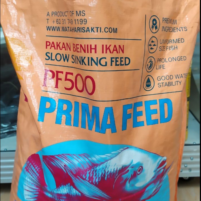Jual Pelet Pakan Benih Ikan Prima Feed PF 500 Repack 500 Gram | Shopee ...