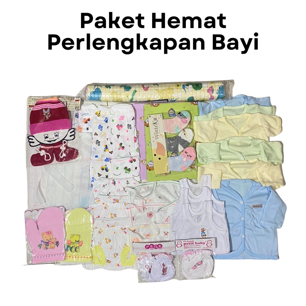 Jual PAKET HEMAT BAYI BARU LAHIR | paket persiapan lahiran untuk bayi ...