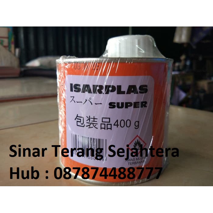 Jual Lem pipa pvc isarplas kaleng tube 400 gr Indonesia|Shopee Indonesia