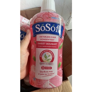 Jual SO SOFT Liquid Detergent / Deterjen Cair Botol 750ml | Shopee ...