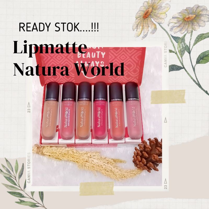 Jual READY STOK Lipmate Natura World/Lipmatte Best Seller/Lipmatte ...