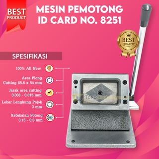Jual Alat Pemotong Kertas Id Card / Plong ID Card / Card Cutter / Mesin ...