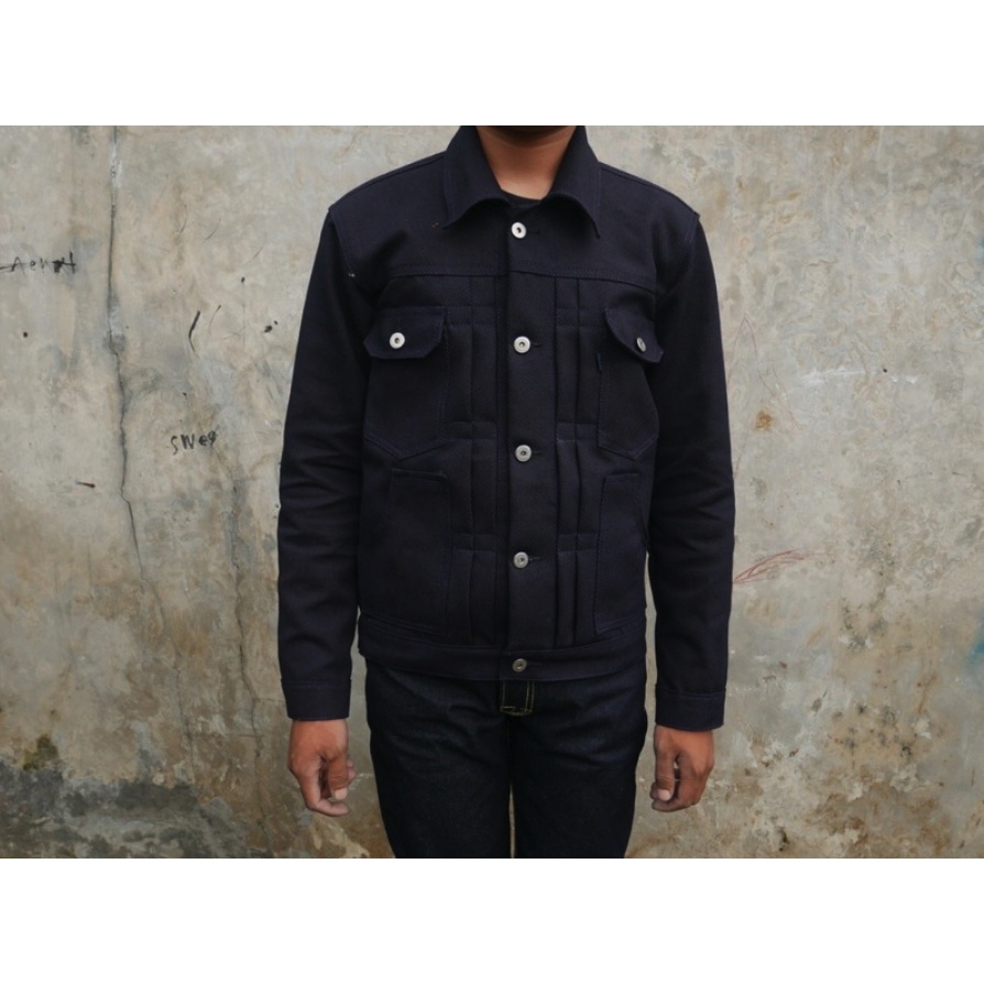 Jual indigo x black JACKET TIPE 2, 16OZ ( SIMISSTY DENIM ) | Shopee ...