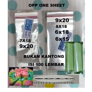Jual Plastik OPP selembar- one sheet risol dadar gulung 7x18 8x18 9x20 isi 100 lembar plastik ...
