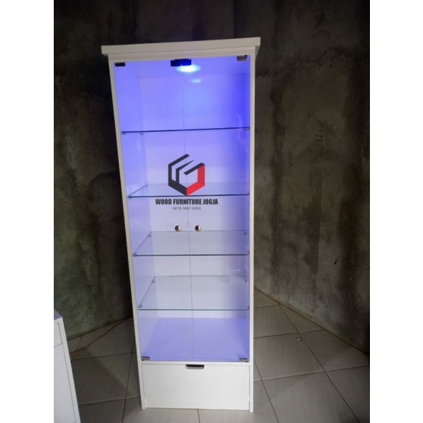 Jual (jogja) Rak display 2pintu / lemari kaca / Lemari display | Shopee ...