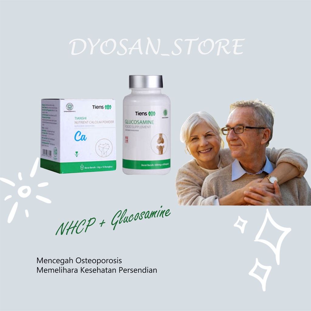Jual Obat Herbal Untuk Osteoporosis Kalsium Tiens + Glucosamin Tianshi ...